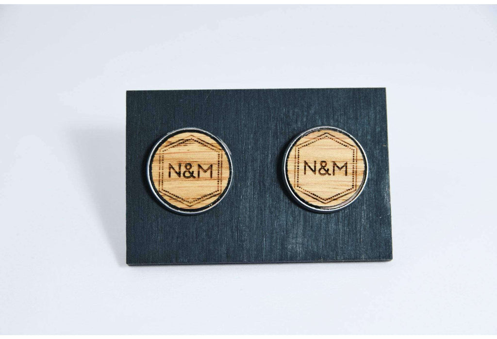 Custom Engraved Initials Monogram Cufflinks – Alwedo